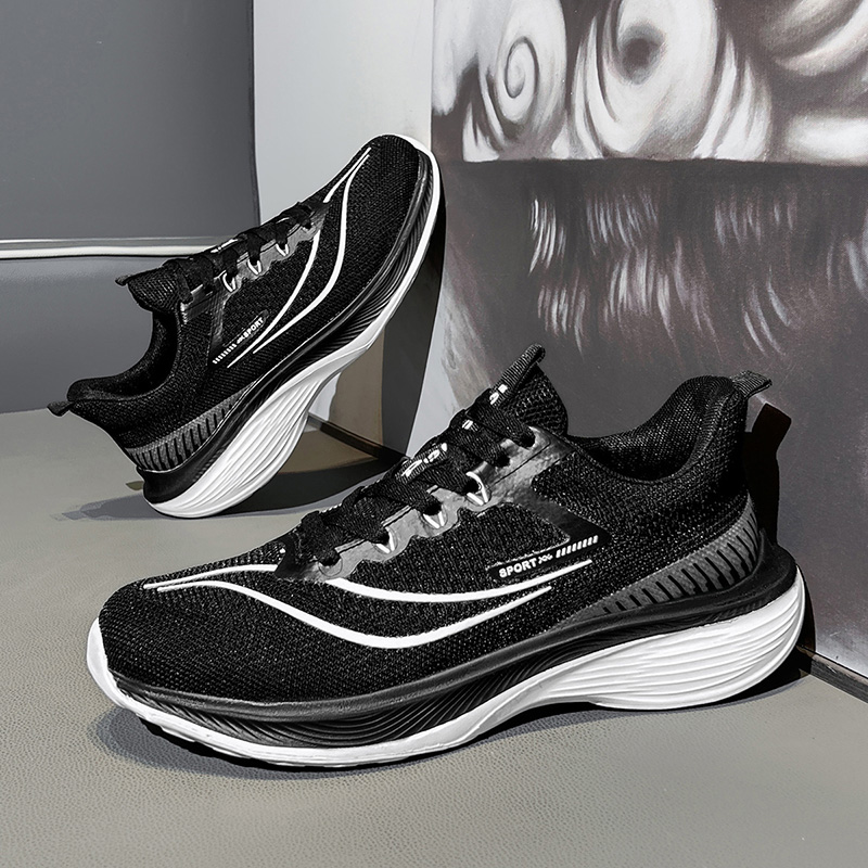 初心鞋业-初心鞋业春夏新款透气网面运动休闲鞋男士跑步鞋