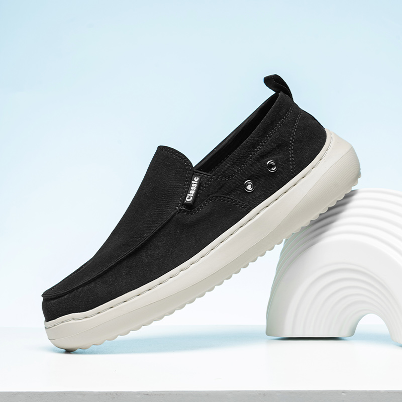 德品鞋业-德品新款厚底布鞋男2502,最低售价118元