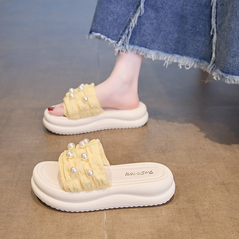 对向女鞋-对向女鞋★H0813夏季新款凉鞋时尚百搭一字女拖鞋