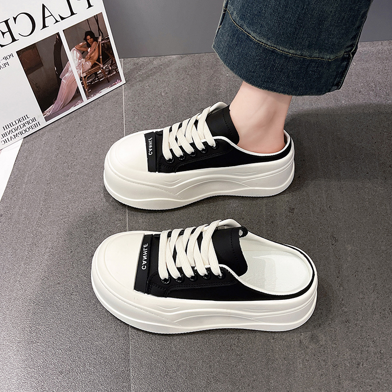 对向女鞋-对向女鞋★602新款爆款潮鞋韩款休闲女鞋小白鞋半拖鞋