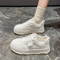 对向女鞋-对向女鞋★56206新款皮面休闲板鞋学生鞋