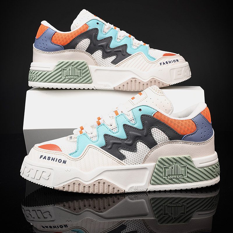 劲迈鞋行-【劲迈R0635】时装周潮流男鞋跨境休闲板鞋运动鞋