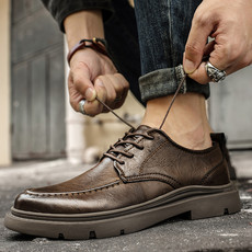 隆钦工厂记-隆钦68332新款时尚休闲鞋潮流男鞋卡其 黑色38-45P8