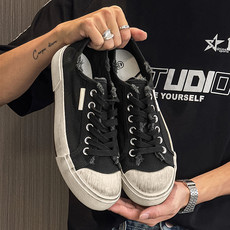 尚东鞋业-【尚东--X501】四季款牛仔帆布鞋硫化滑板鞋