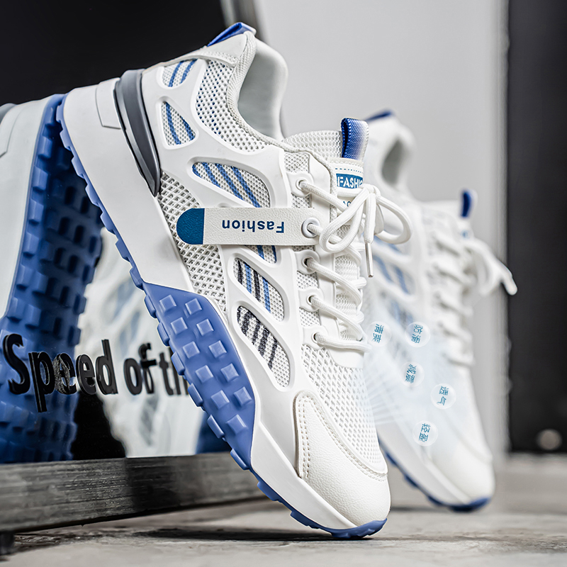 唯一鞋业-唯兴鞋业25年夏季主推新款C55低帮网面休闲运动阿甘鞋男鞋