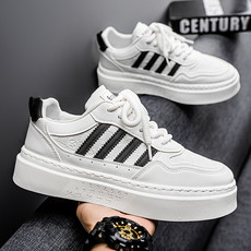 星哥鞋业-星哥鞋业主推新款MQ09时尚休运动小白板鞋P25元